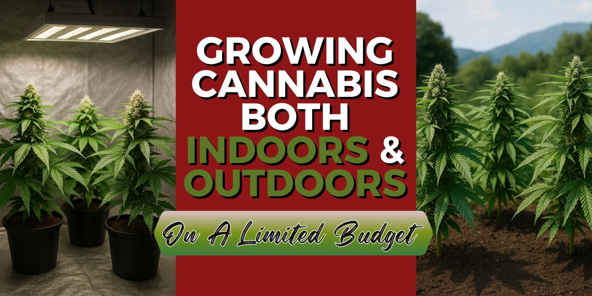 Growing Cannabis Both Indoors and Outdoors on a Limited Budget | Crop ...