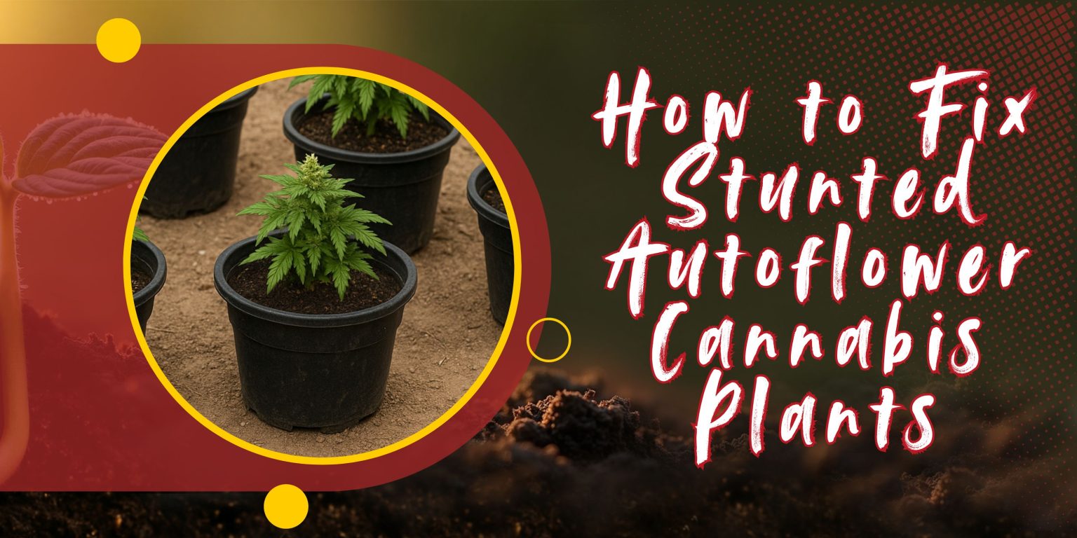 How to Fix Stunted Autoflower Cannabis Plants | Crop King Seeds Canada